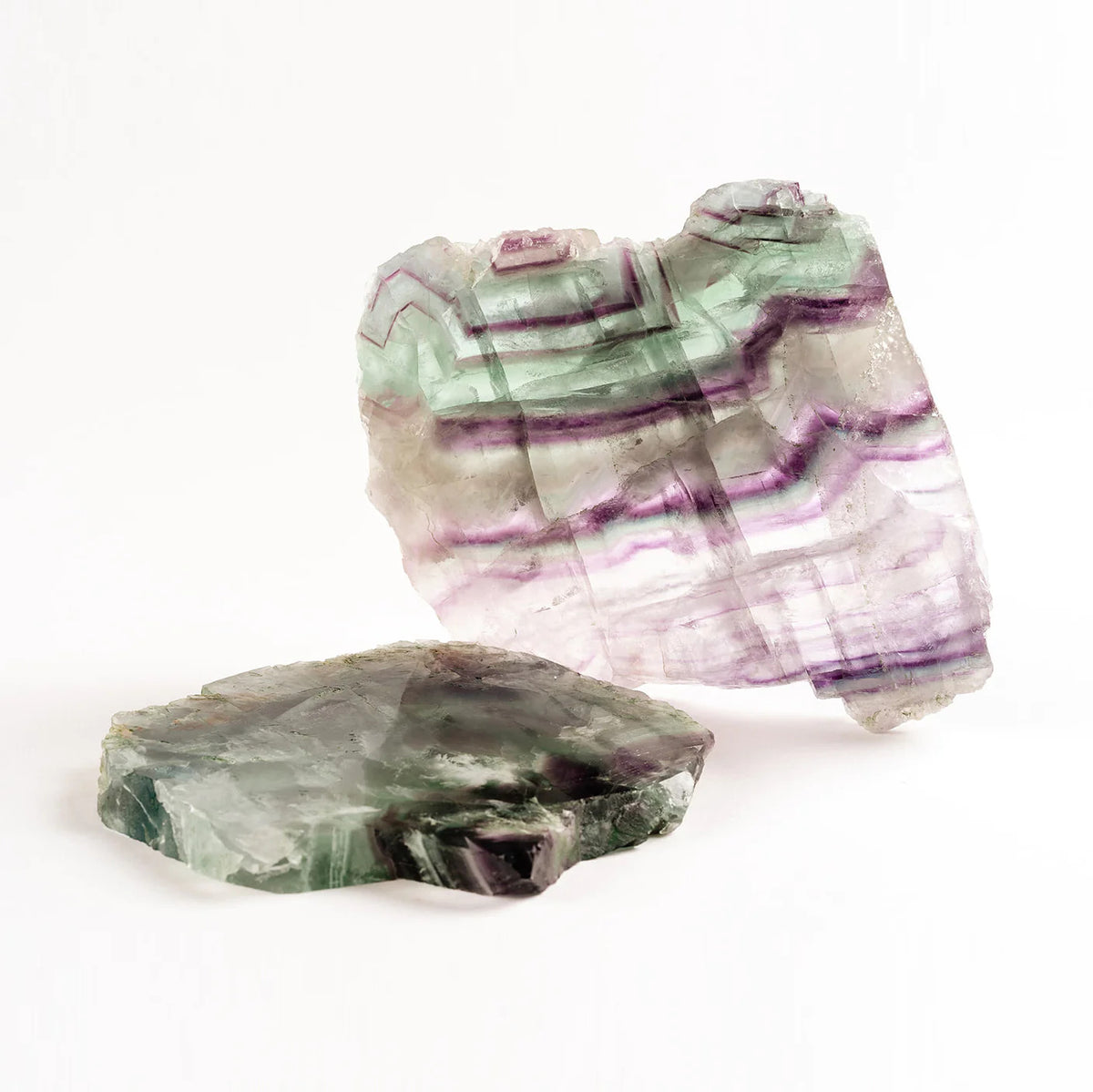 Rough Fluorite Slabs – Rocky's Crystals & Minerals